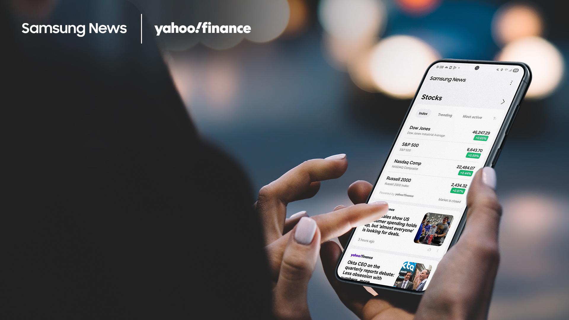 Samsung and Yahoo Media Group Partner to Deliver Live Sports and Financial Market Information in ...