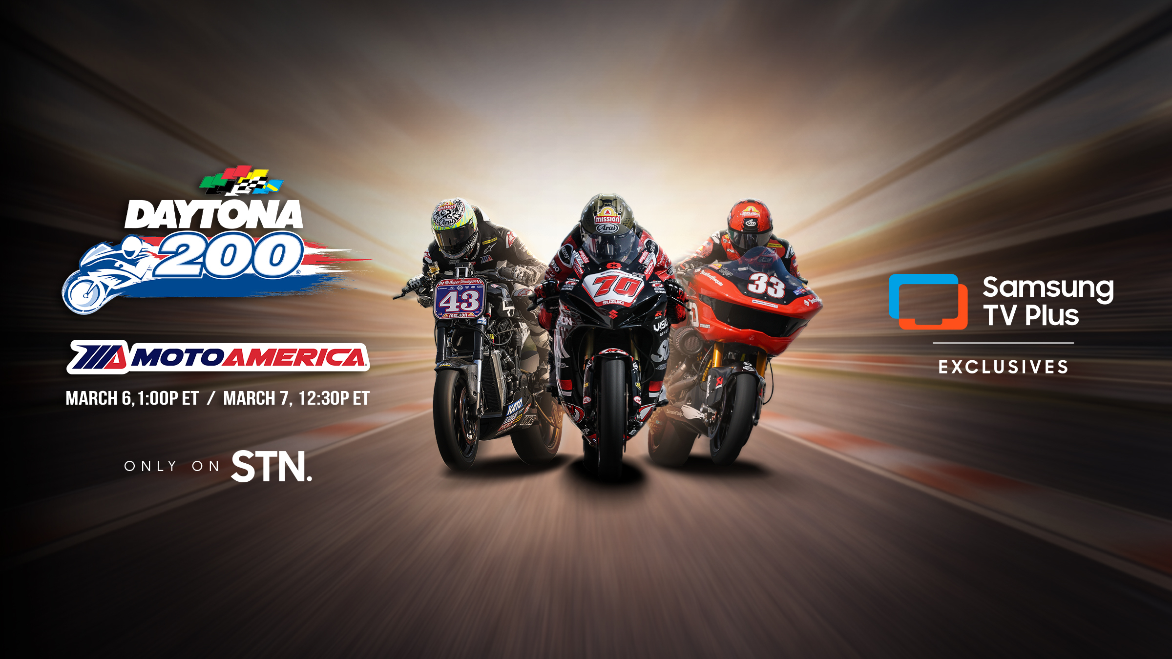 Samsung TV Plus Becomes Exclusive FAST Home For Live MotoAmerica Races ...